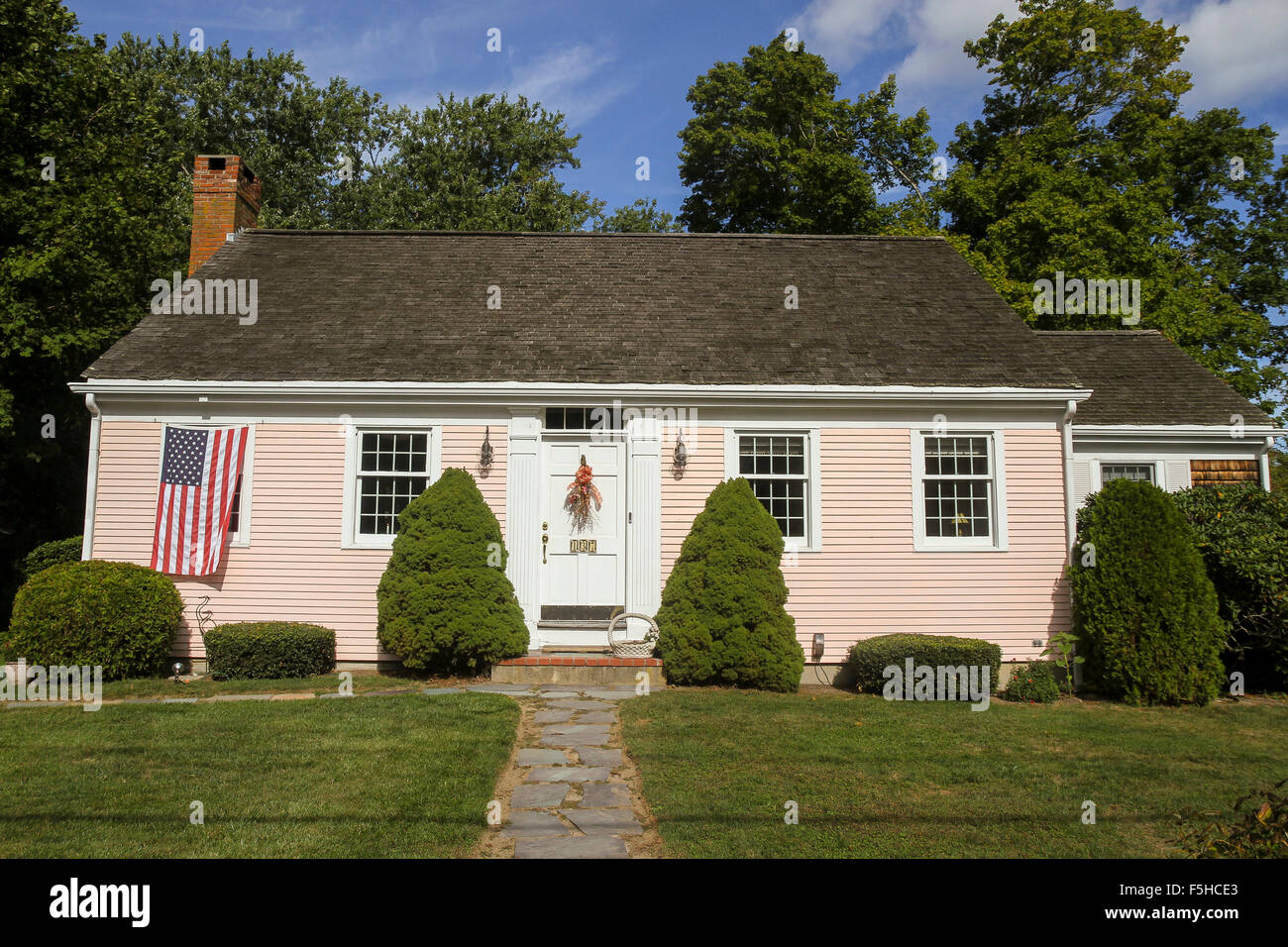 A home in the town of Sandwich, Cape Cod, Massachusetts Stock Photo - Alamy