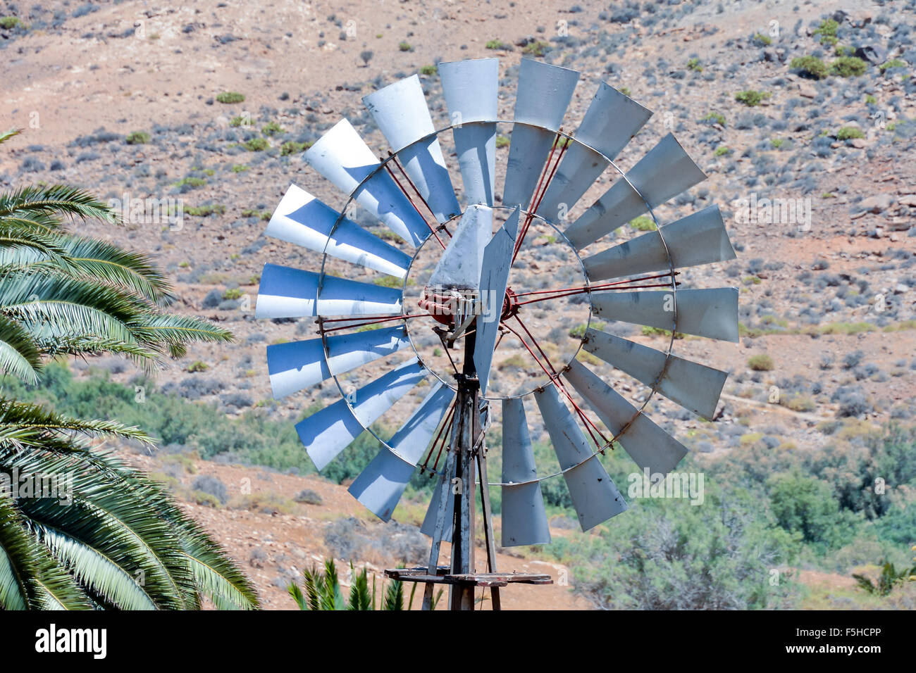 Classic Vintage Windmill Stock Photo - Alamy