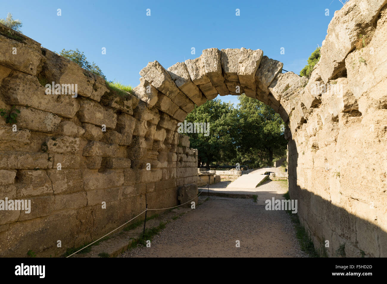 Crypt is the vaulted tunnel leading into the Olympia Stadion ...