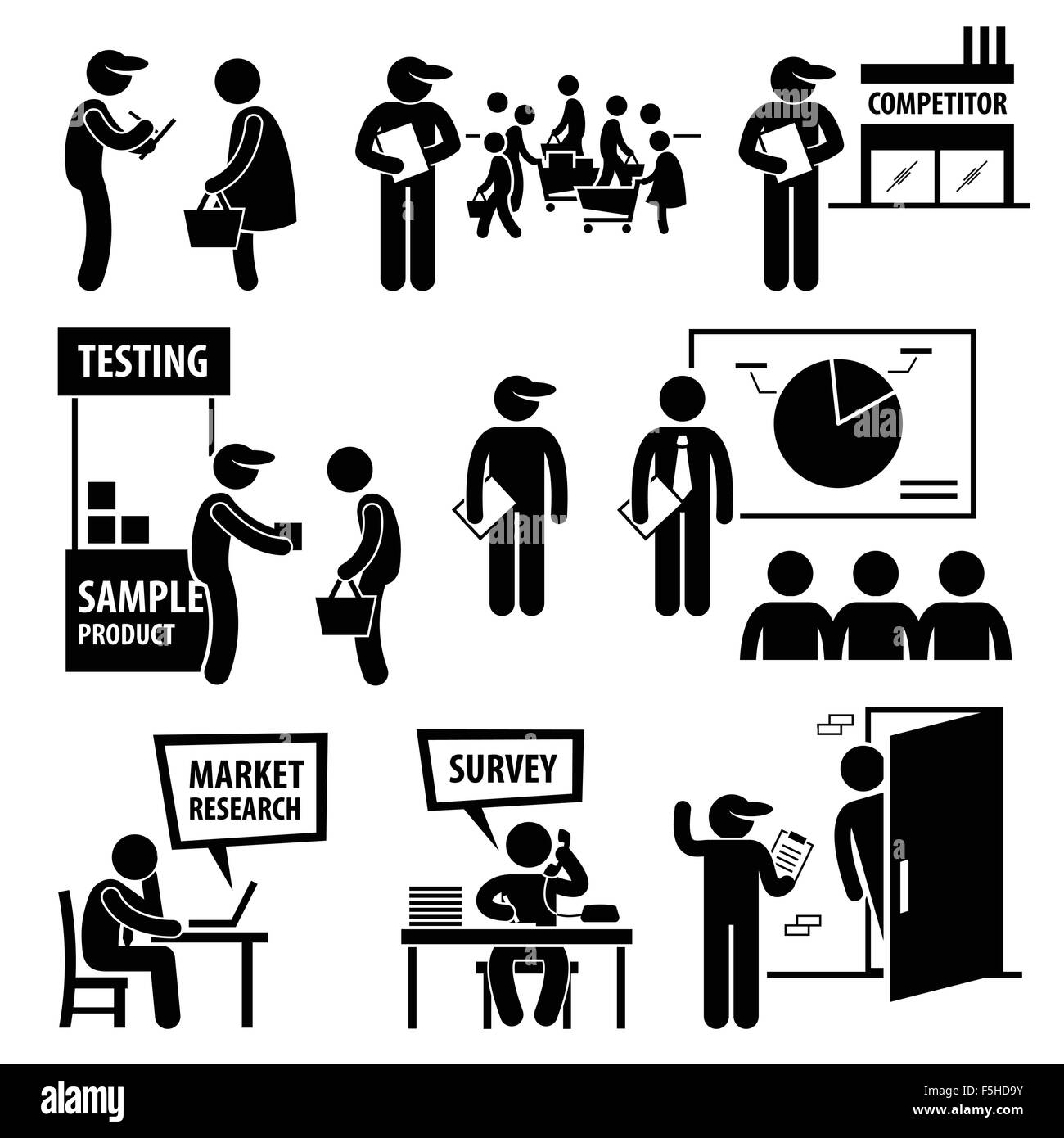 Random testing of people Stock Vector Images - Alamy