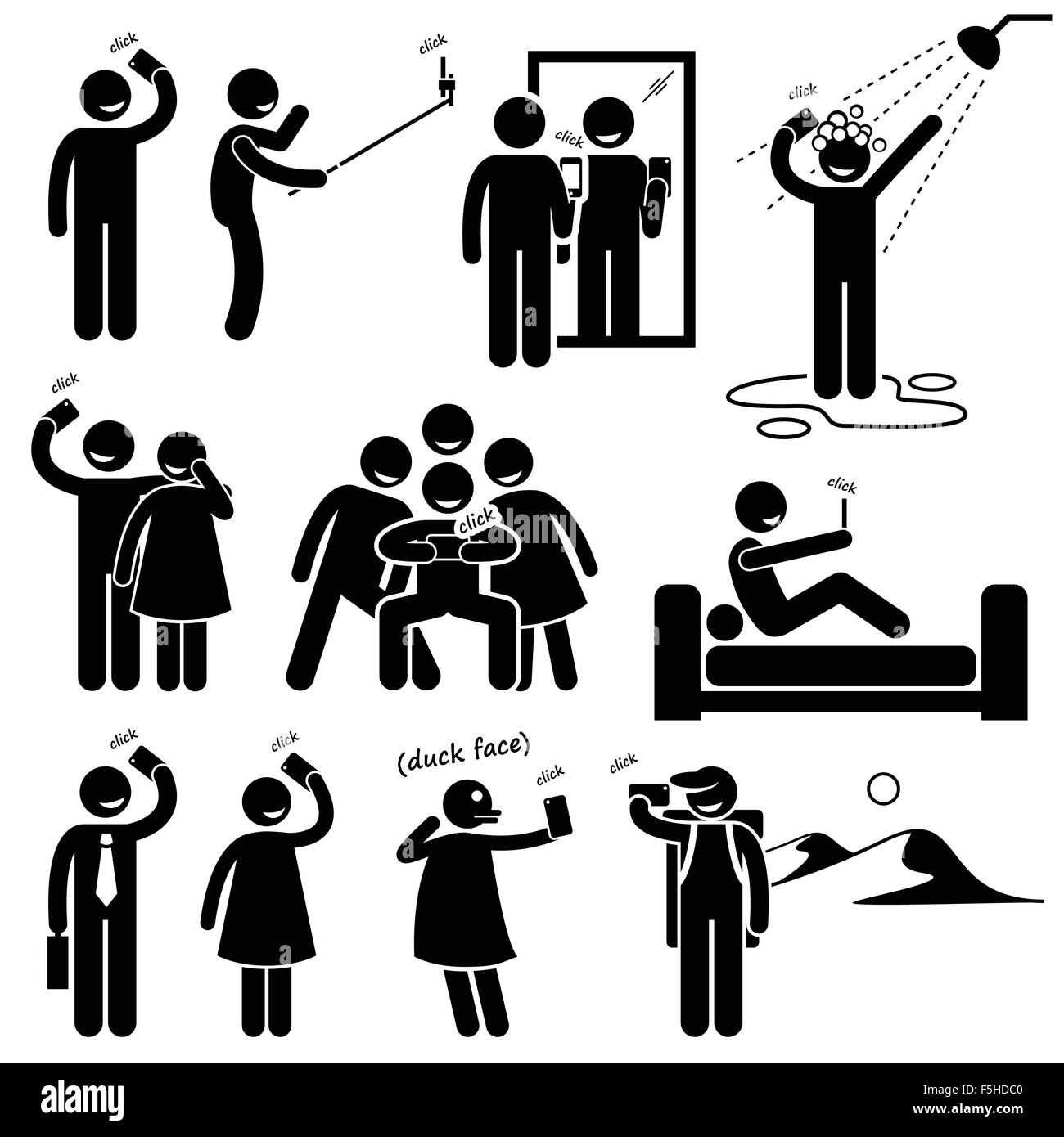 Stick figure friendship concept cartoon hi-res stock photography and ...