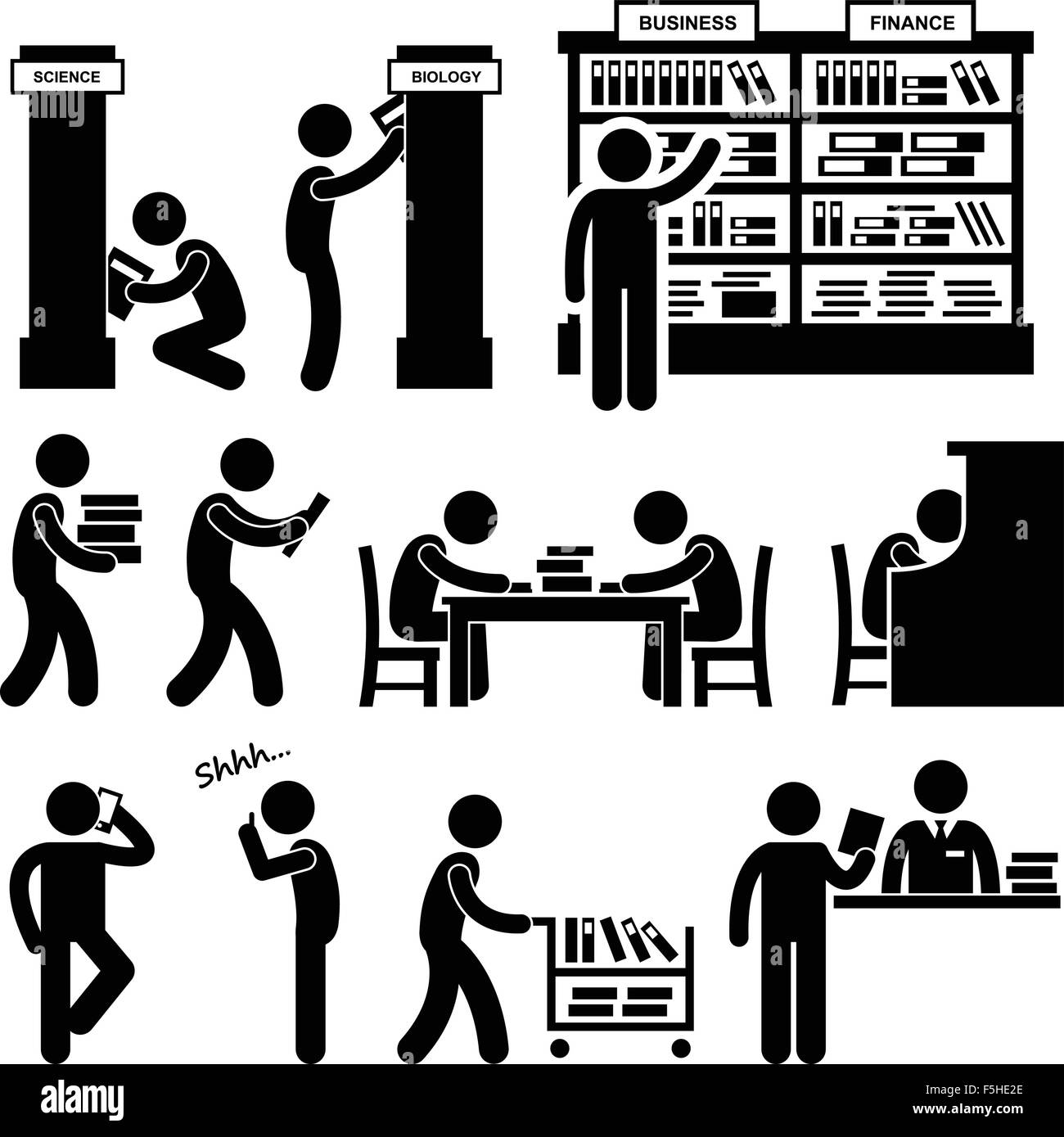 Stick library hi-res stock photography and images - Alamy