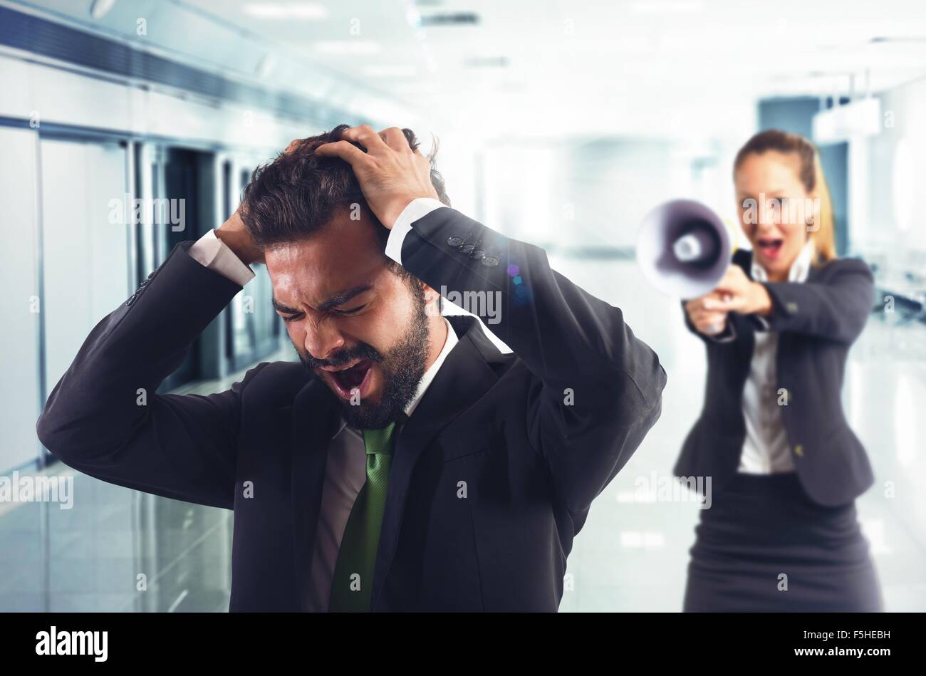 Reprimand and order Stock Photo - Alamy