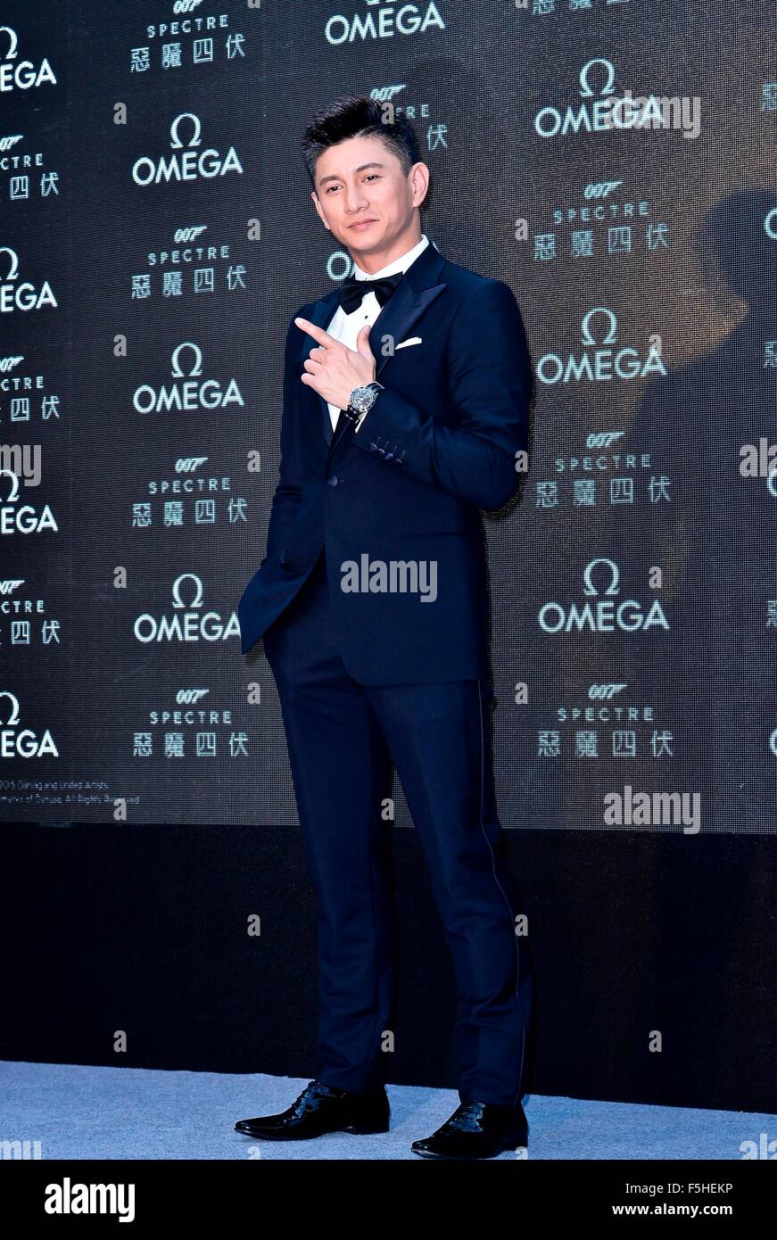 Taipei, Taiwan, China. 04th Nov, 2015. Nicky Wu promotes for OMEGA ...