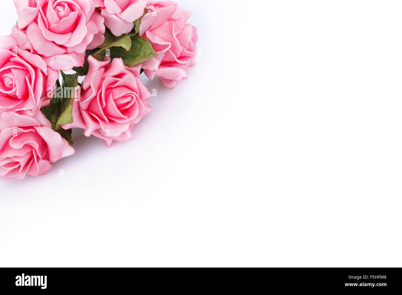 pink roses for greetings Stock Photo - Alamy