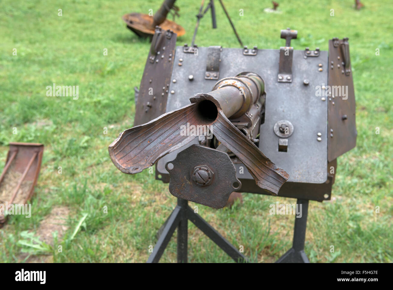 Broken gun barrel hi-res stock photography and images - Alamy