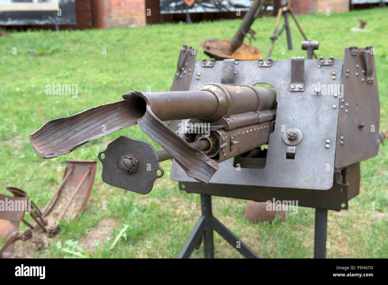 Broken gun barrel hi-res stock photography and images - Alamy