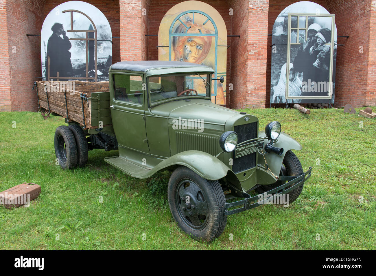 Old gaz russian truck hi-res stock photography and images - Alamy