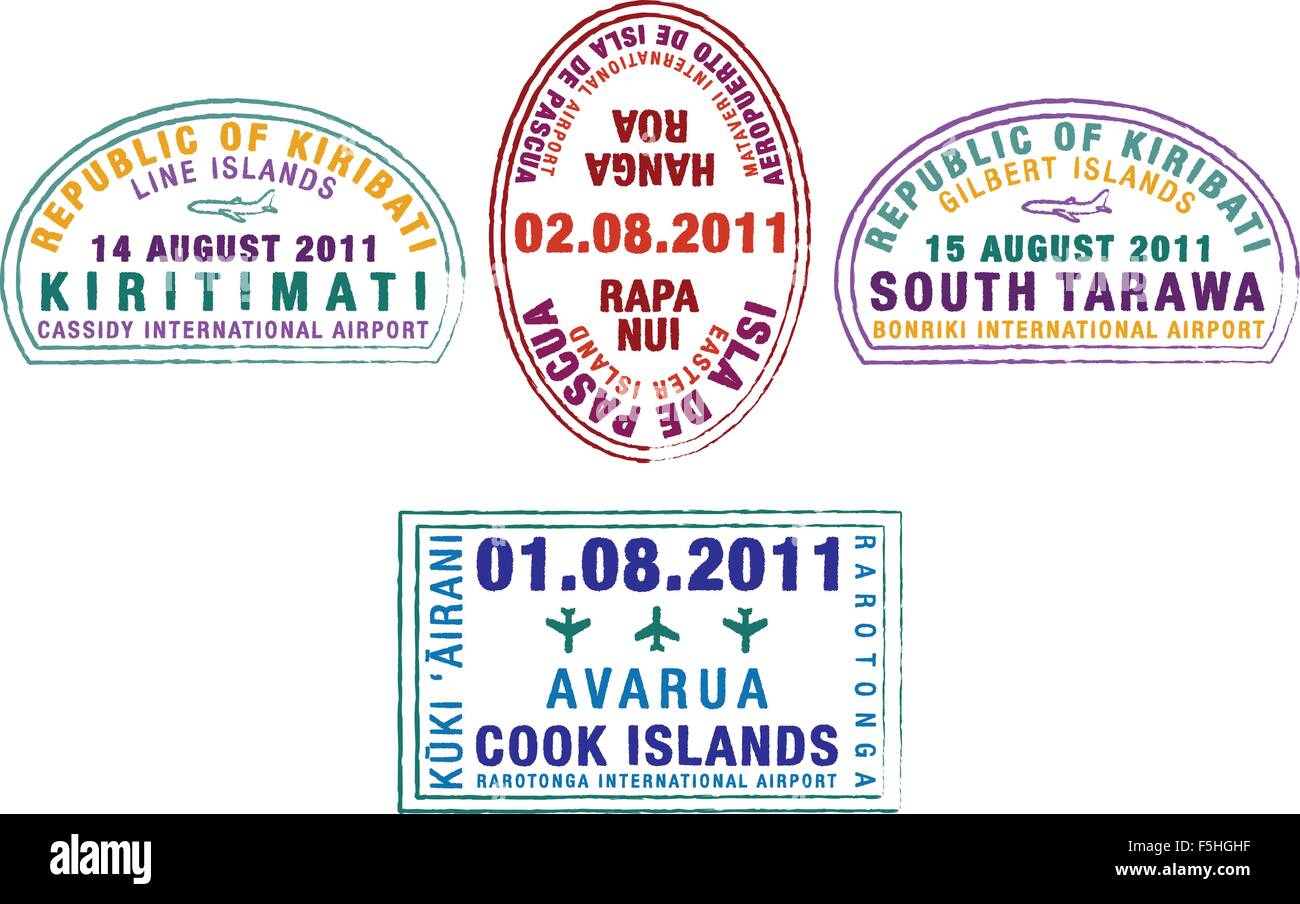 Cook islands immigration Stock Vector Images - Alamy