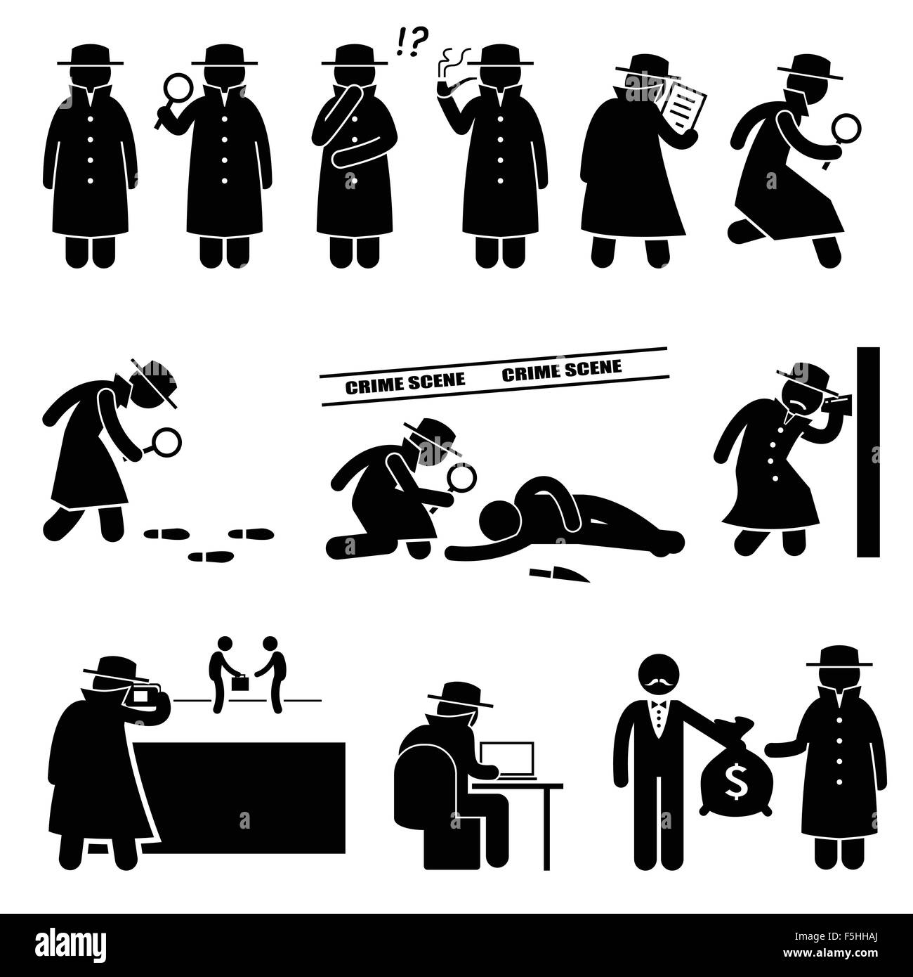 Photo investigator Black and White Stock Photos & Images - Alamy