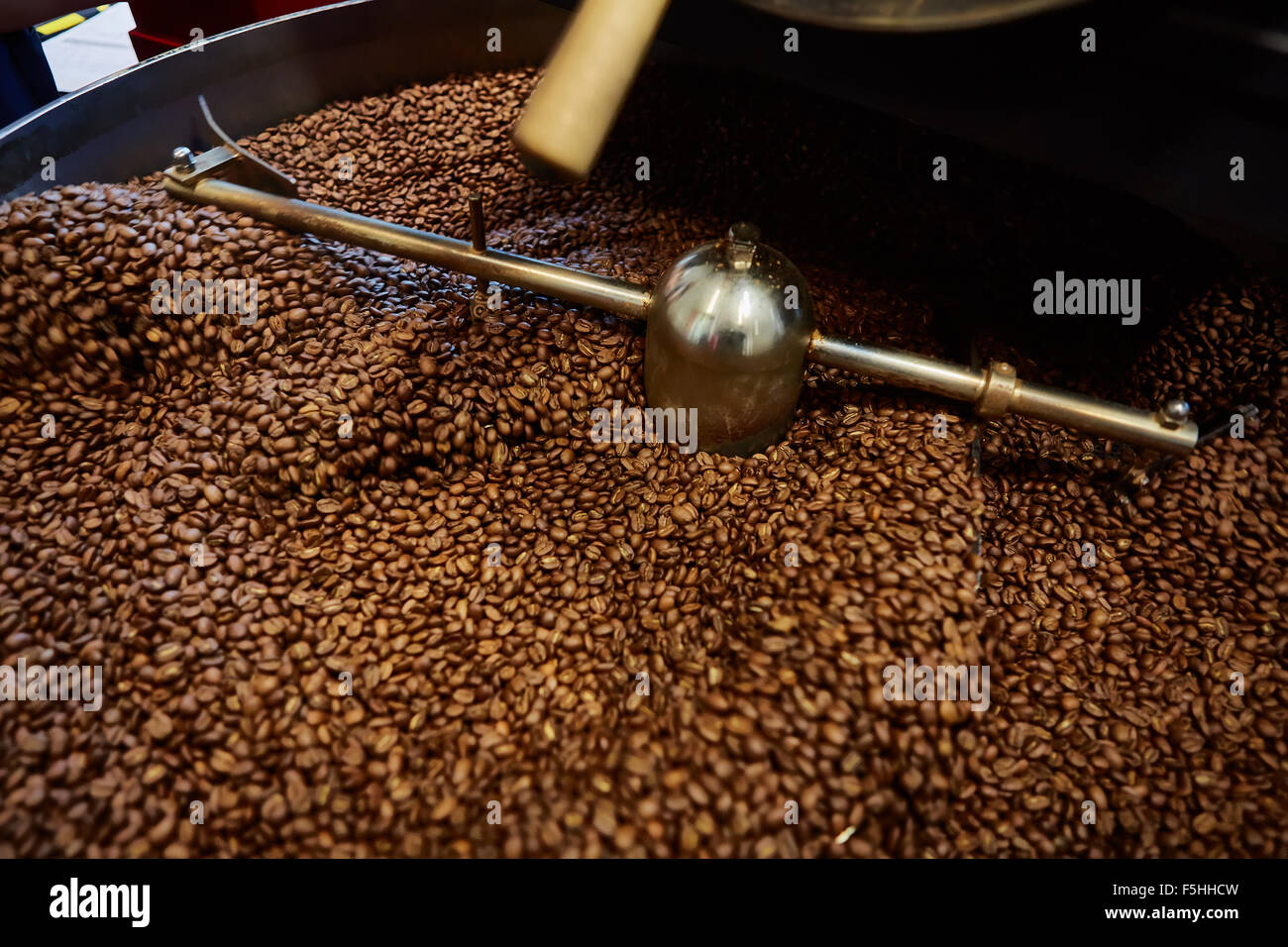 Freshly roasted coffee beans Stock Photo - Alamy