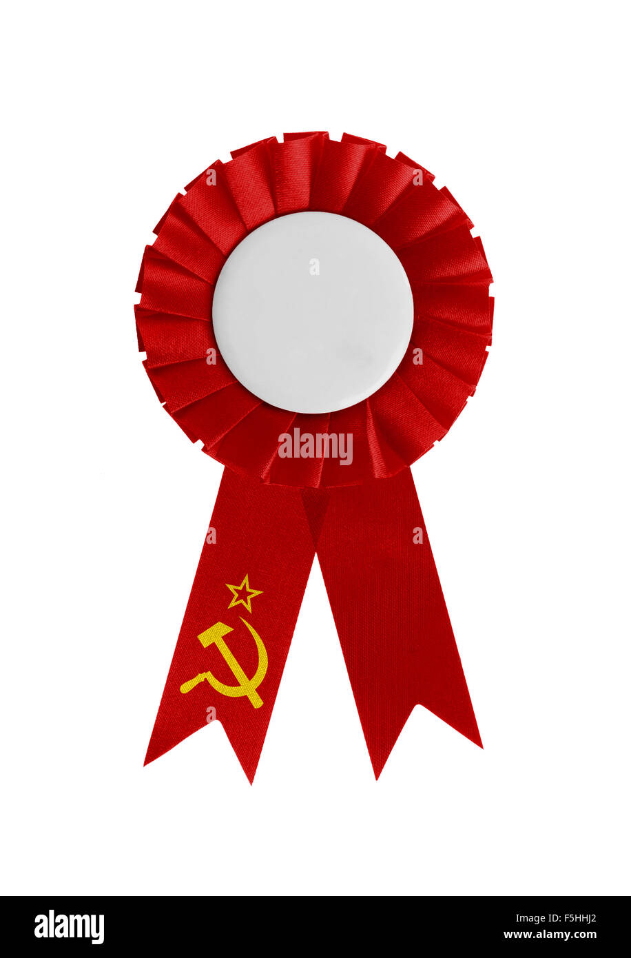 Award ribbon isolated on a white background, USSR Stock Photo - Alamy