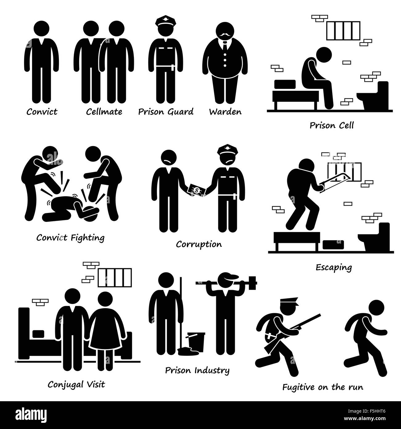 Cartoon prisoner High Resolution Stock Photography and Images - Alamy