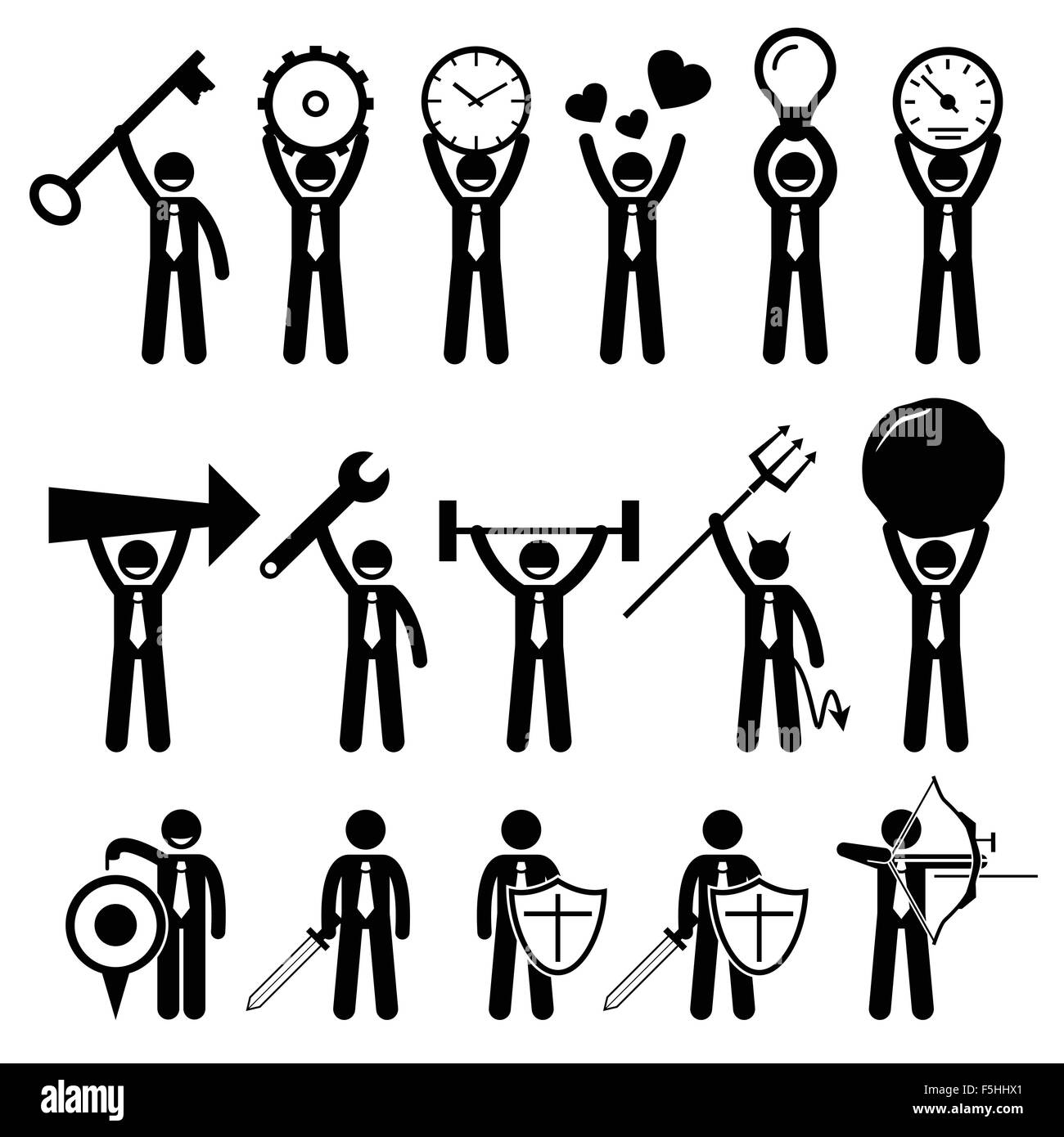 Using a bow and arrow Cut Out Stock Images & Pictures - Alamy