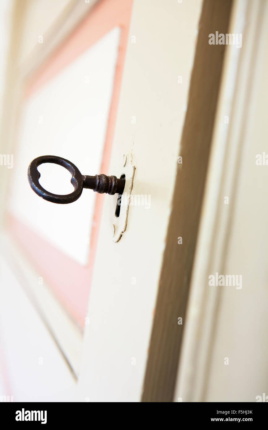 Keyhole and key Stock Photo - Alamy