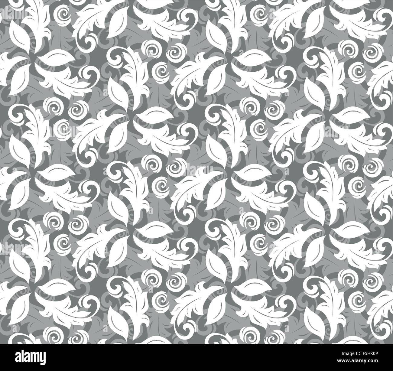 Floral Fine Seamless Vector Pattern Stock Vector Image & Art - Alamy