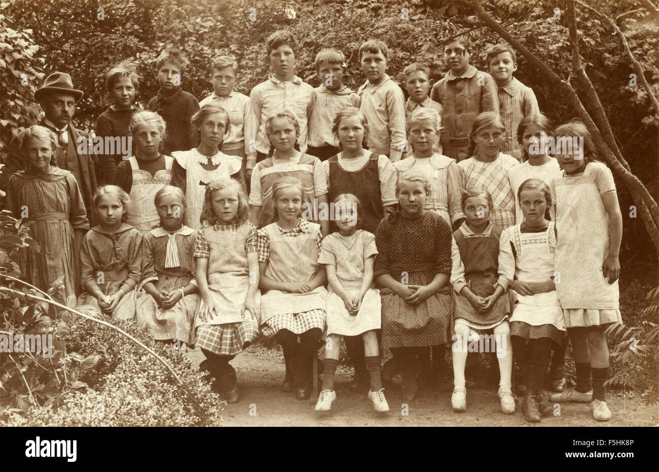 Photos of the class during a school trip, Denmark Stock Photo - Alamy