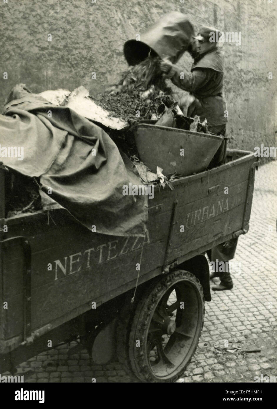 Waste disposal , Rome, Italy Stock Photo - Alamy