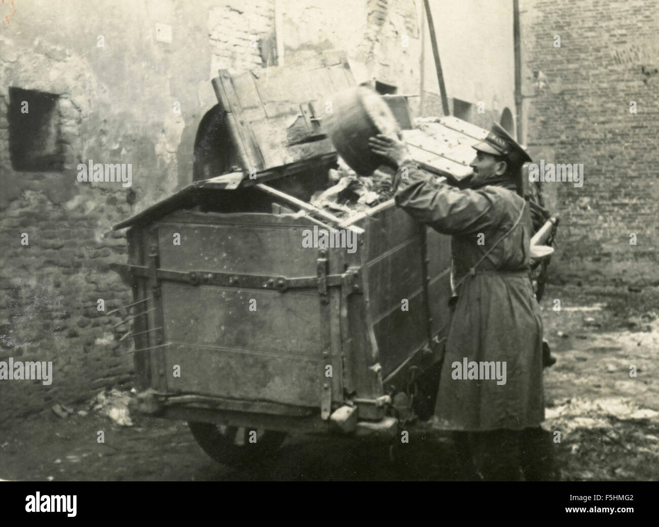 Waste disposal , Rome , Italy Stock Photo - Alamy