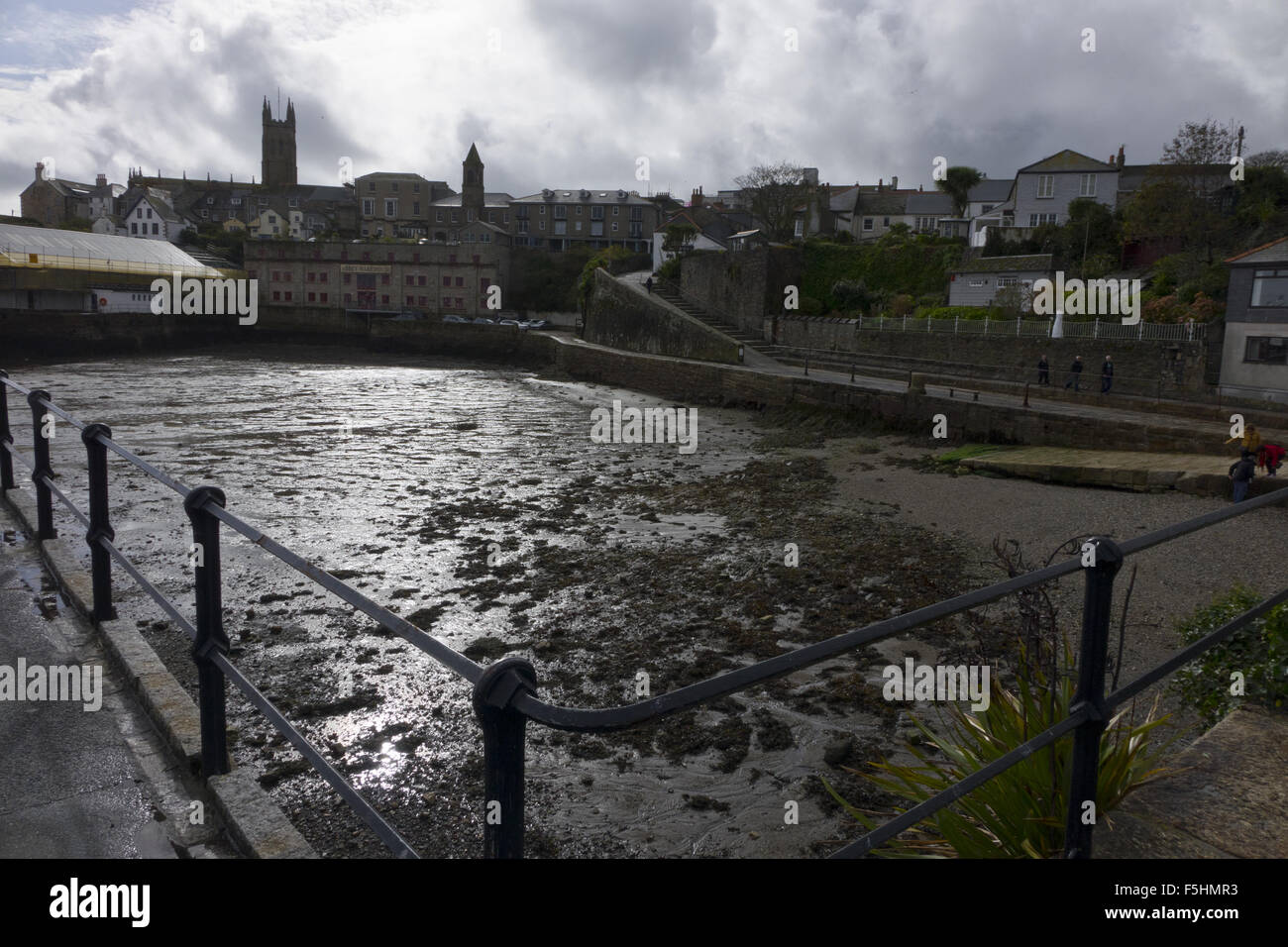 The Quay and town Stock Photo - Alamy