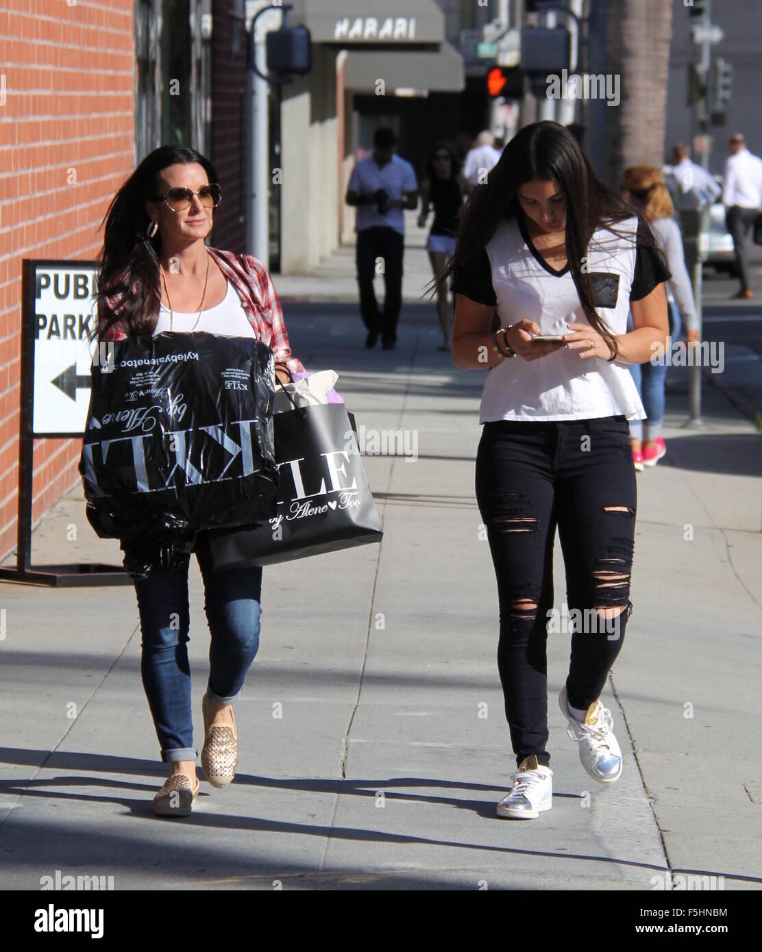 Kyle Richards Out And About With Her Daughter Sophia In Beverly Hills