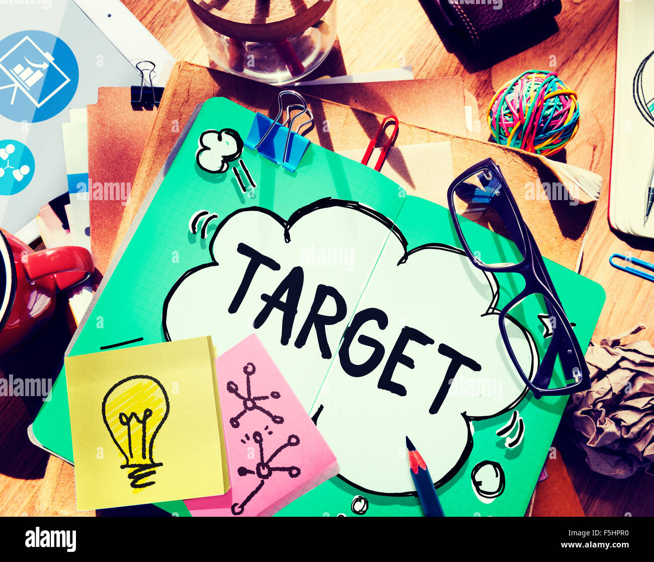 Target Goal Vision Inspiration Mission Concept Stock Photo - Alamy