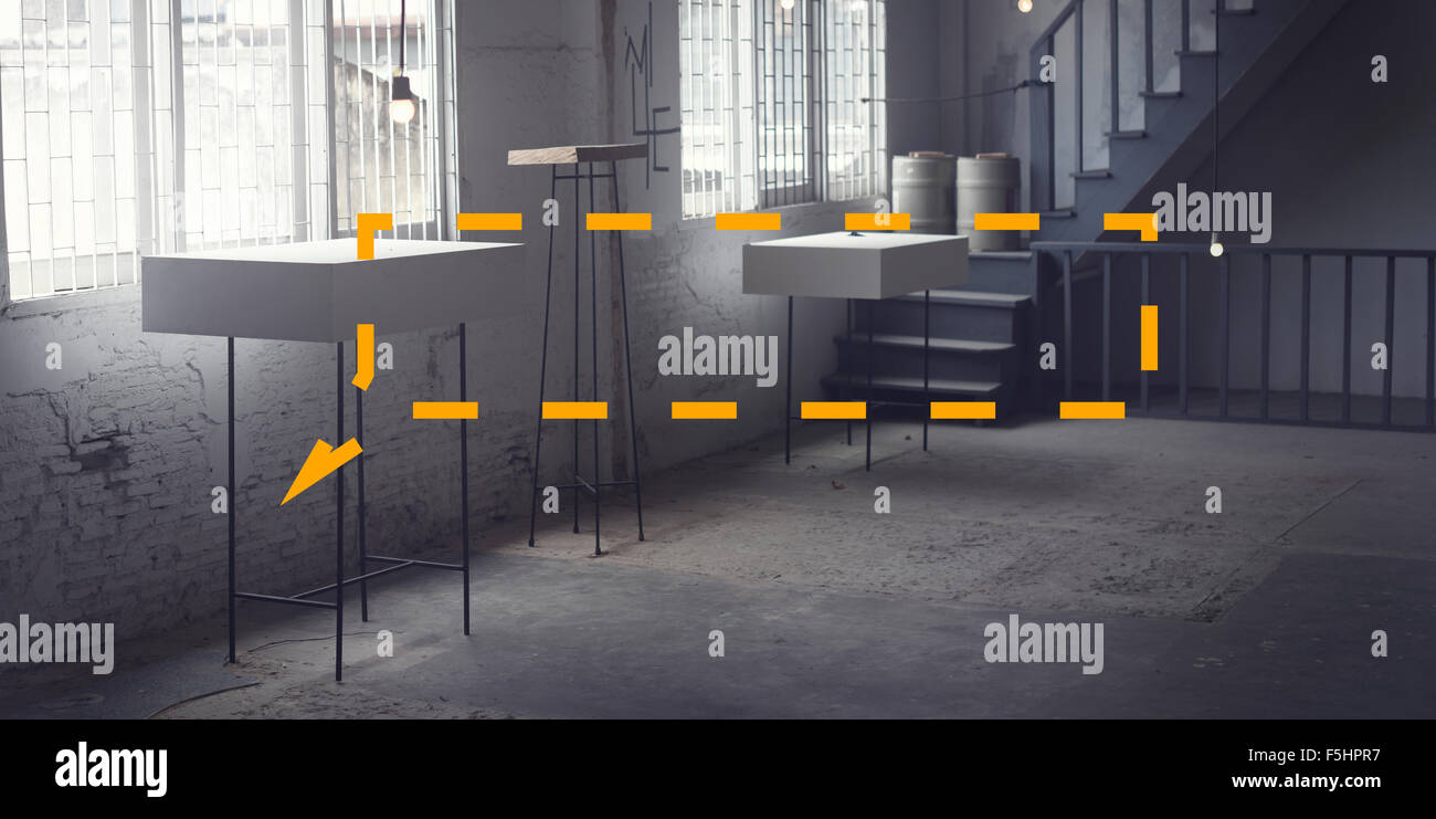 Design Minimal Style Interior Simple Concept Stock Photo - Alamy