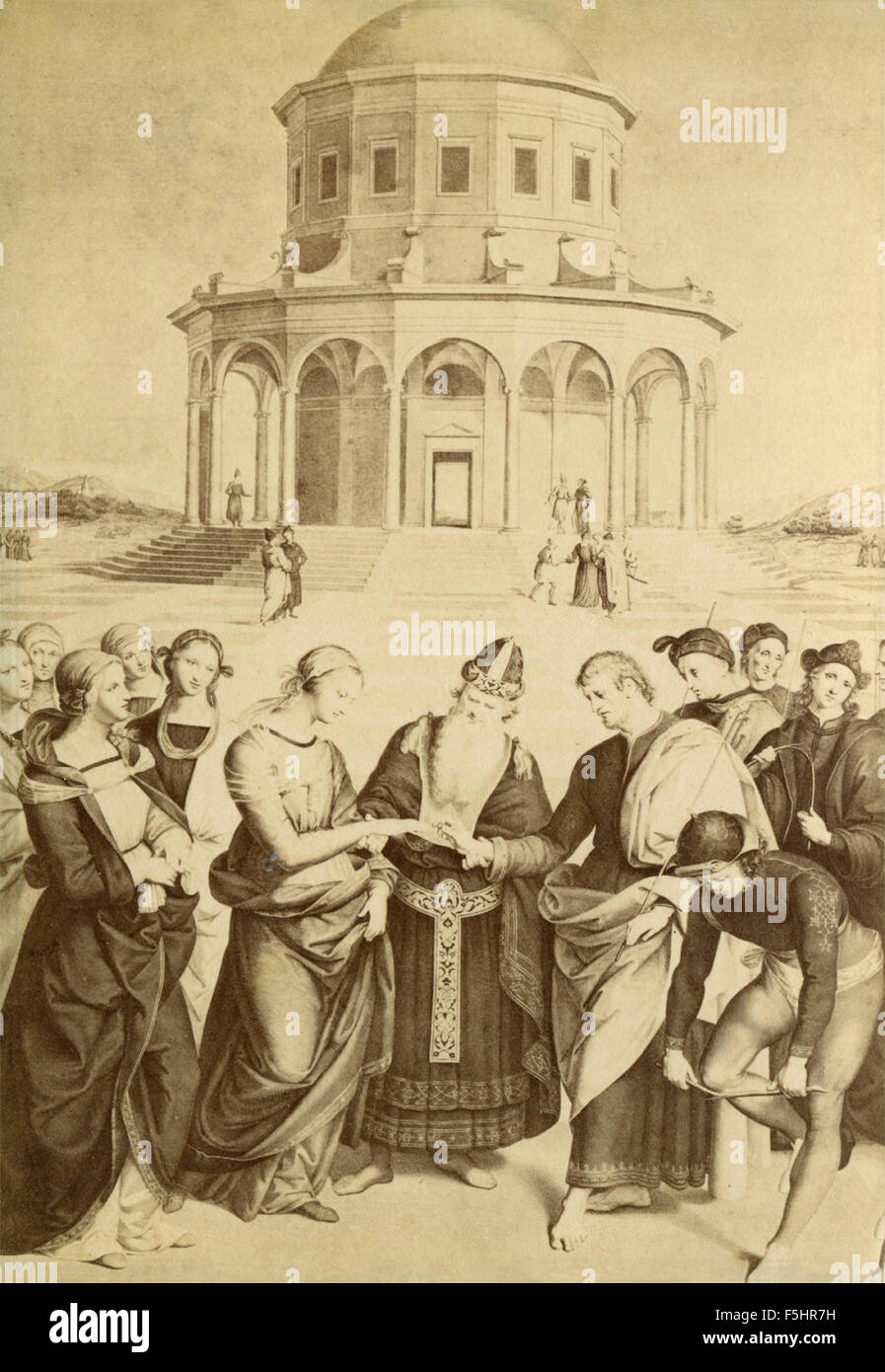The marriage of the virgin by raphael hi-res stock photography and ...