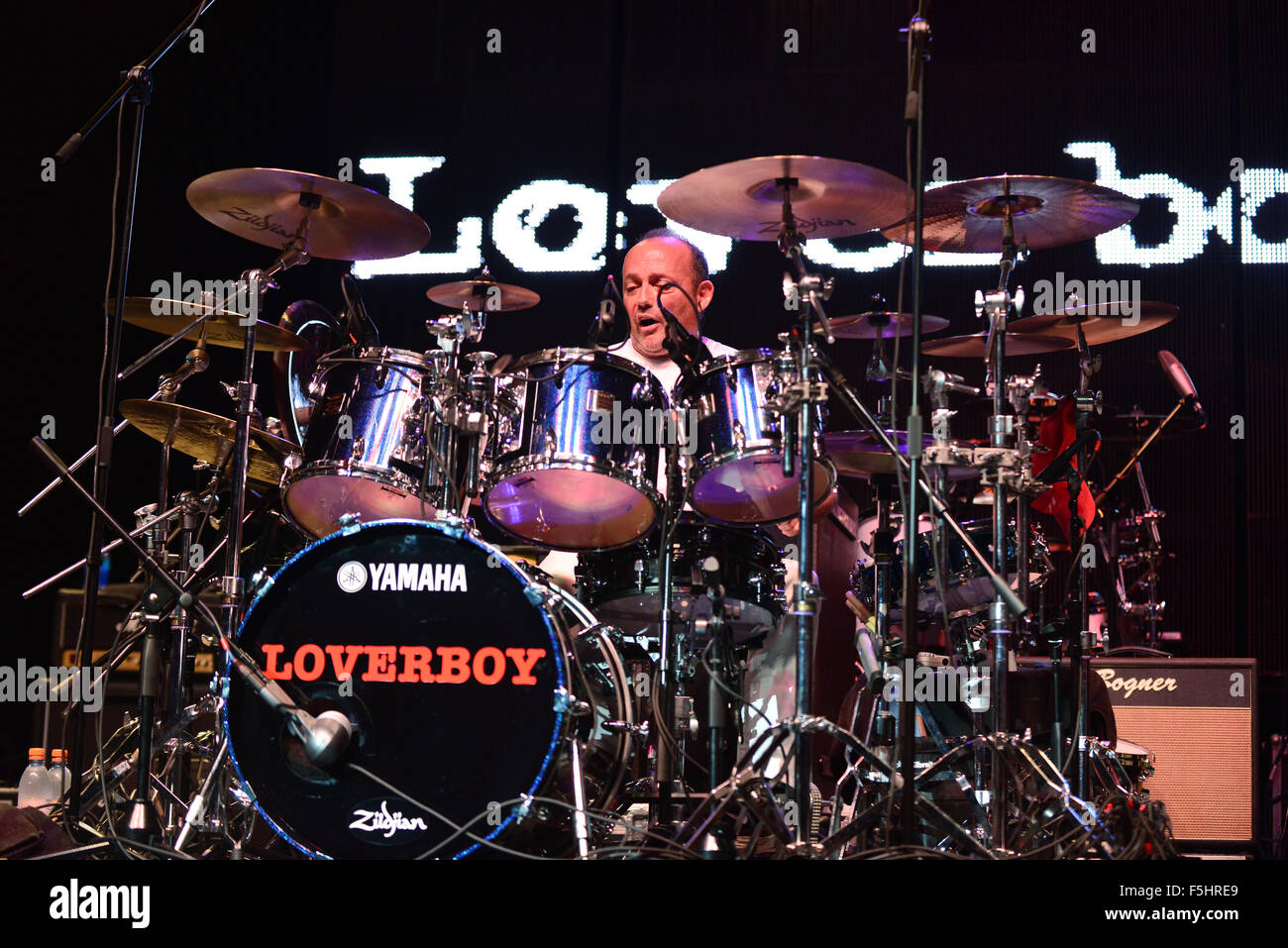 Loverboy performing at Hard Rock Live! in the Seminole Hard Rock Hotel ...