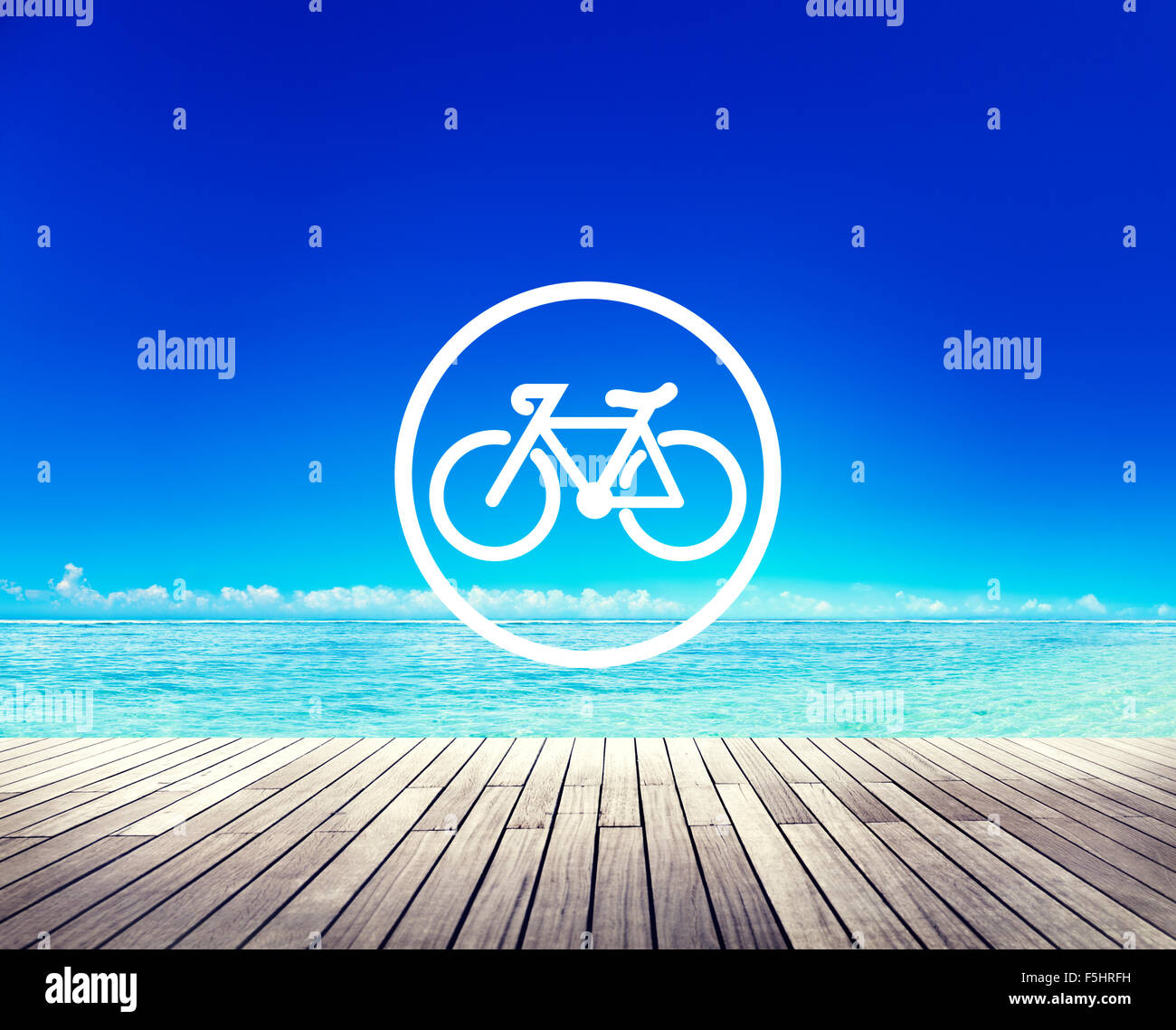Bicycle Riding Bike Transportation Icon Concept Stock Photo - Alamy