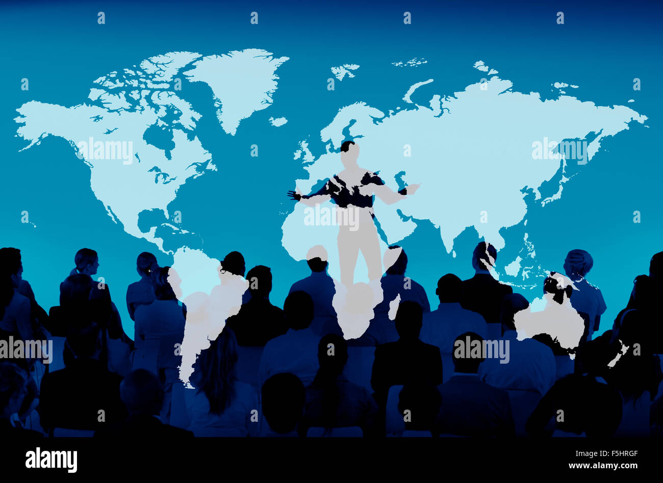 World Global Cartography Globalization Earth International Concept ...