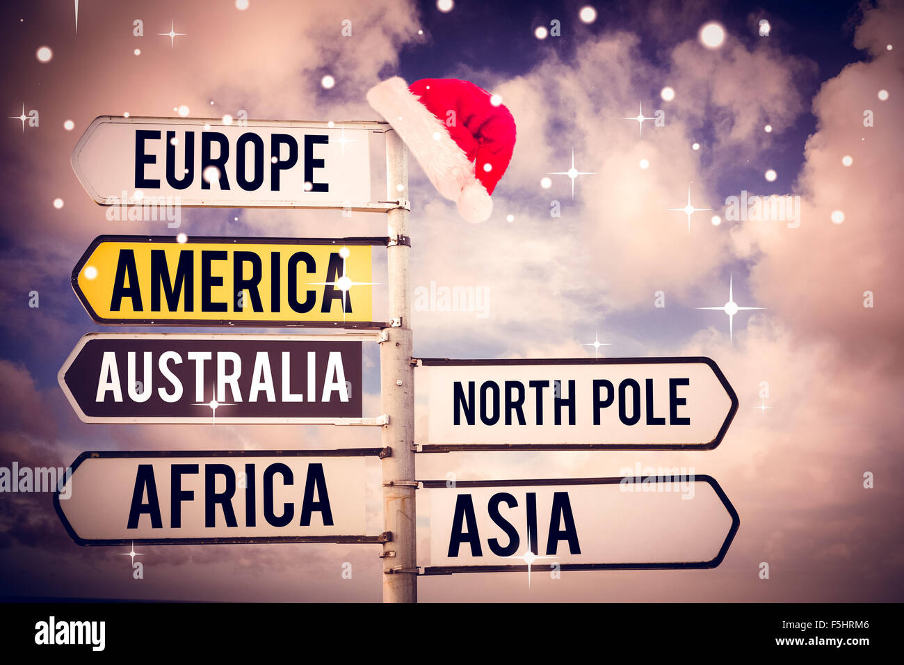 Continents sign hi-res stock photography and images - Alamy