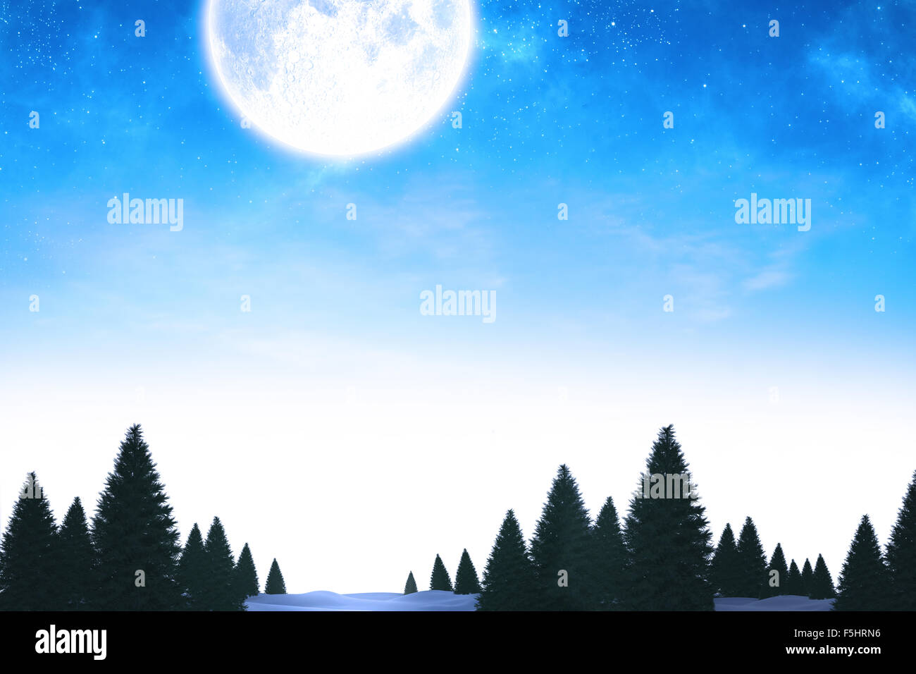 Winter snow scene Stock Photo - Alamy