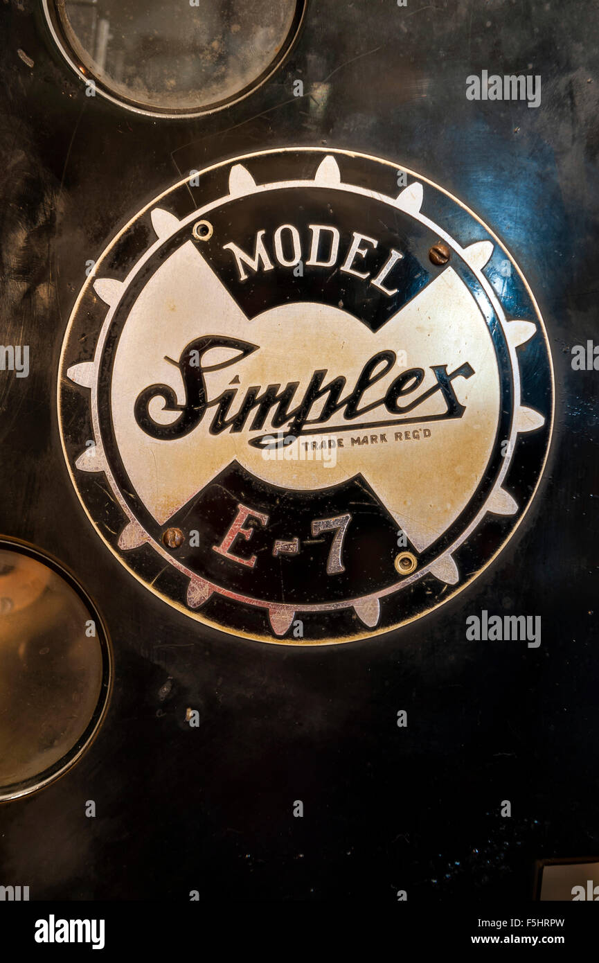 Redundant Simplex Peerless Magnarc cinema film projector exhibited in ...