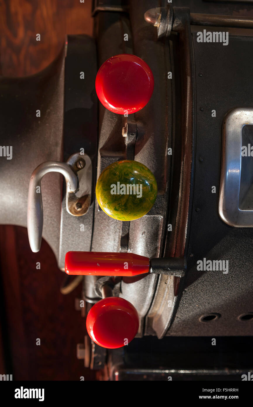 Redundant Simplex Peerless Magnarc cinema film projector exhibited in ...