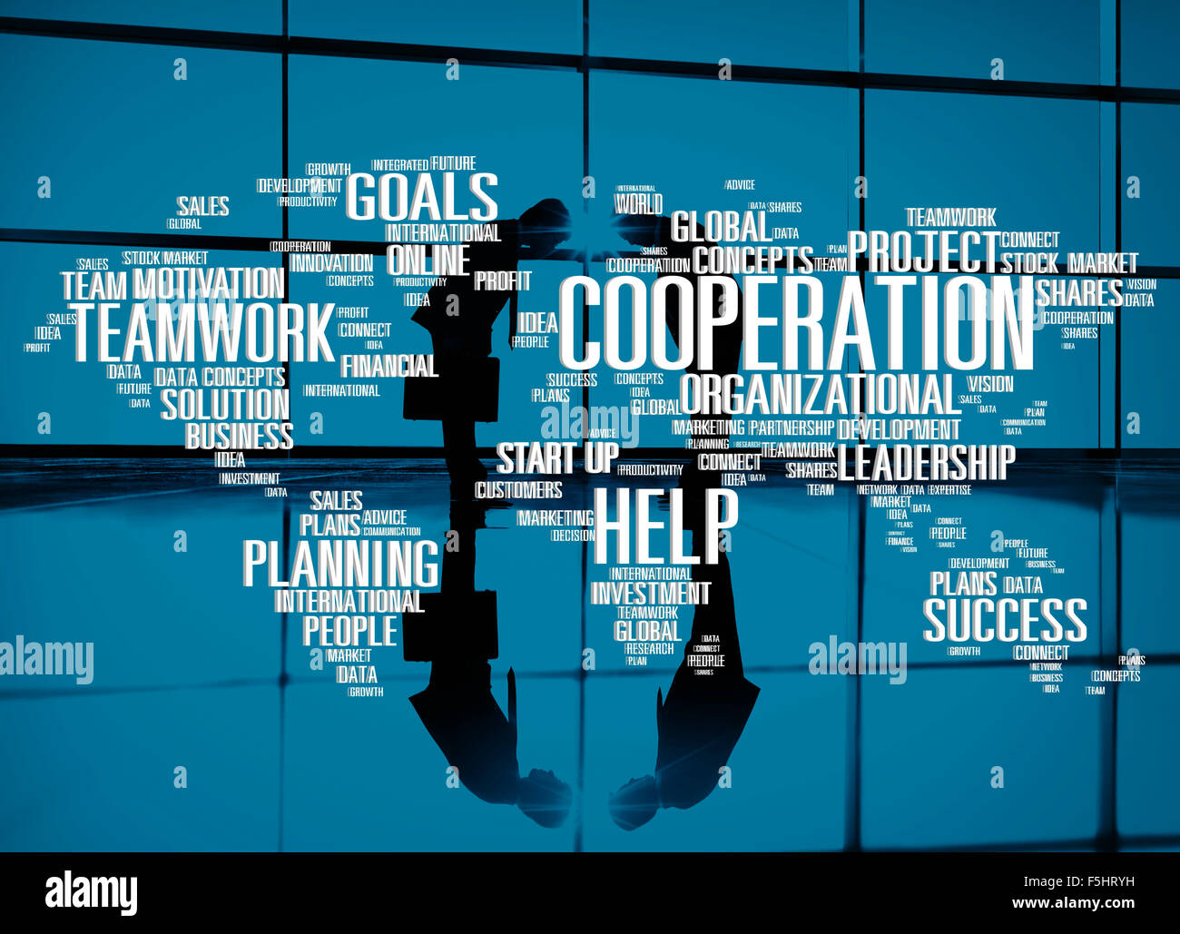 Cooperation Unity Partnership Collaboration Teamwork Concept Stock ...