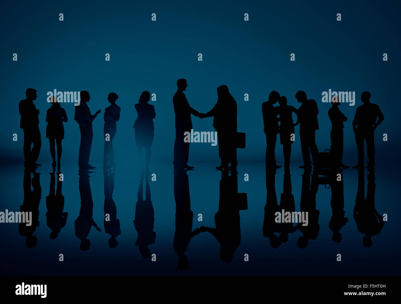 Group of Business People Connection Corporate Concept Stock Photo - Alamy