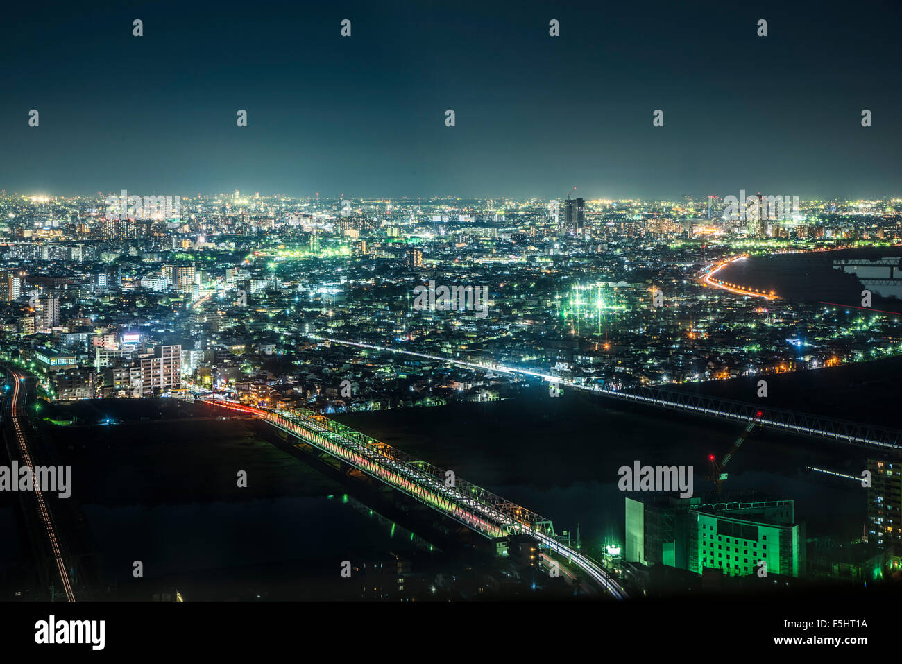 Bridges over edogawa river hi-res stock photography and images - Alamy