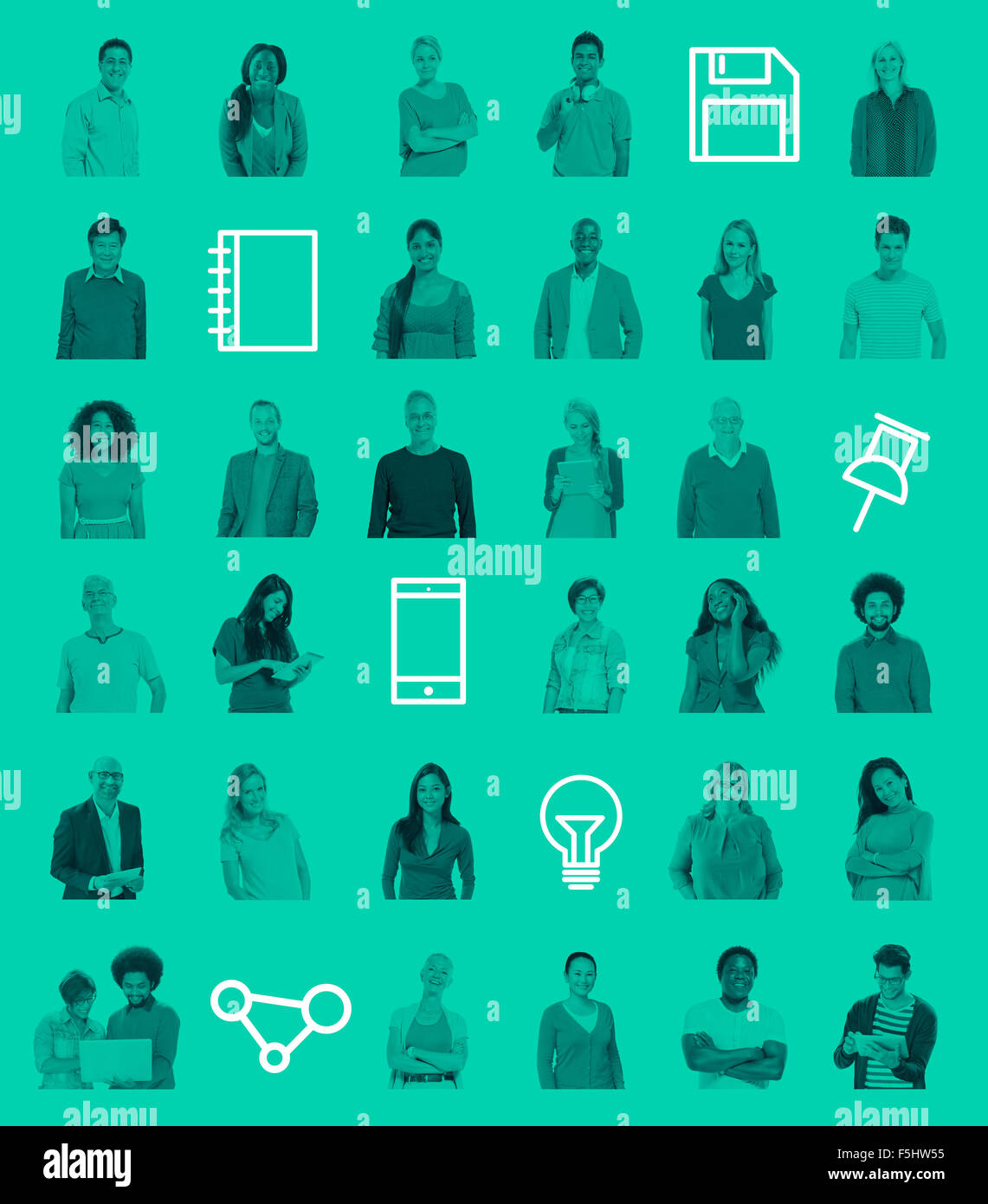 People Community Technology Connection Networking Concept Stock Photo ...