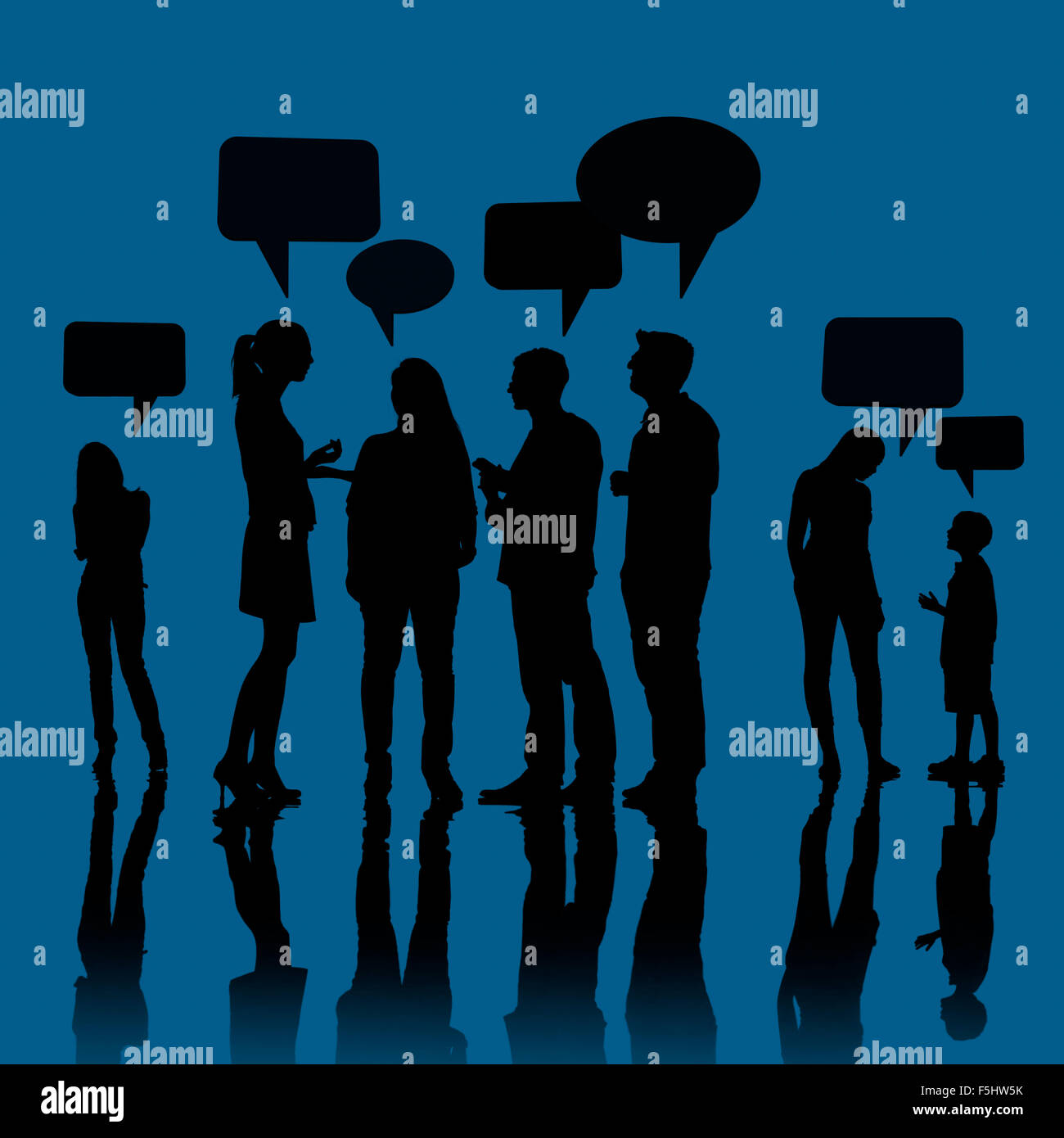 Communication Community People Discussion Talking Concept Stock Photo ...
