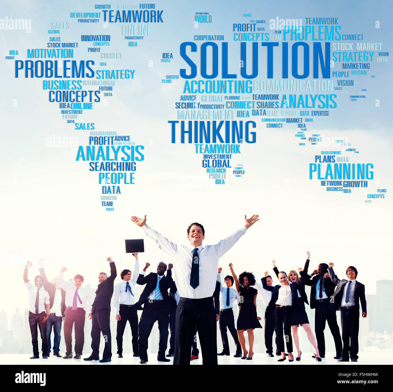 Solution Success Sloved Decision Strategic Progress Concept Stock Photo ...