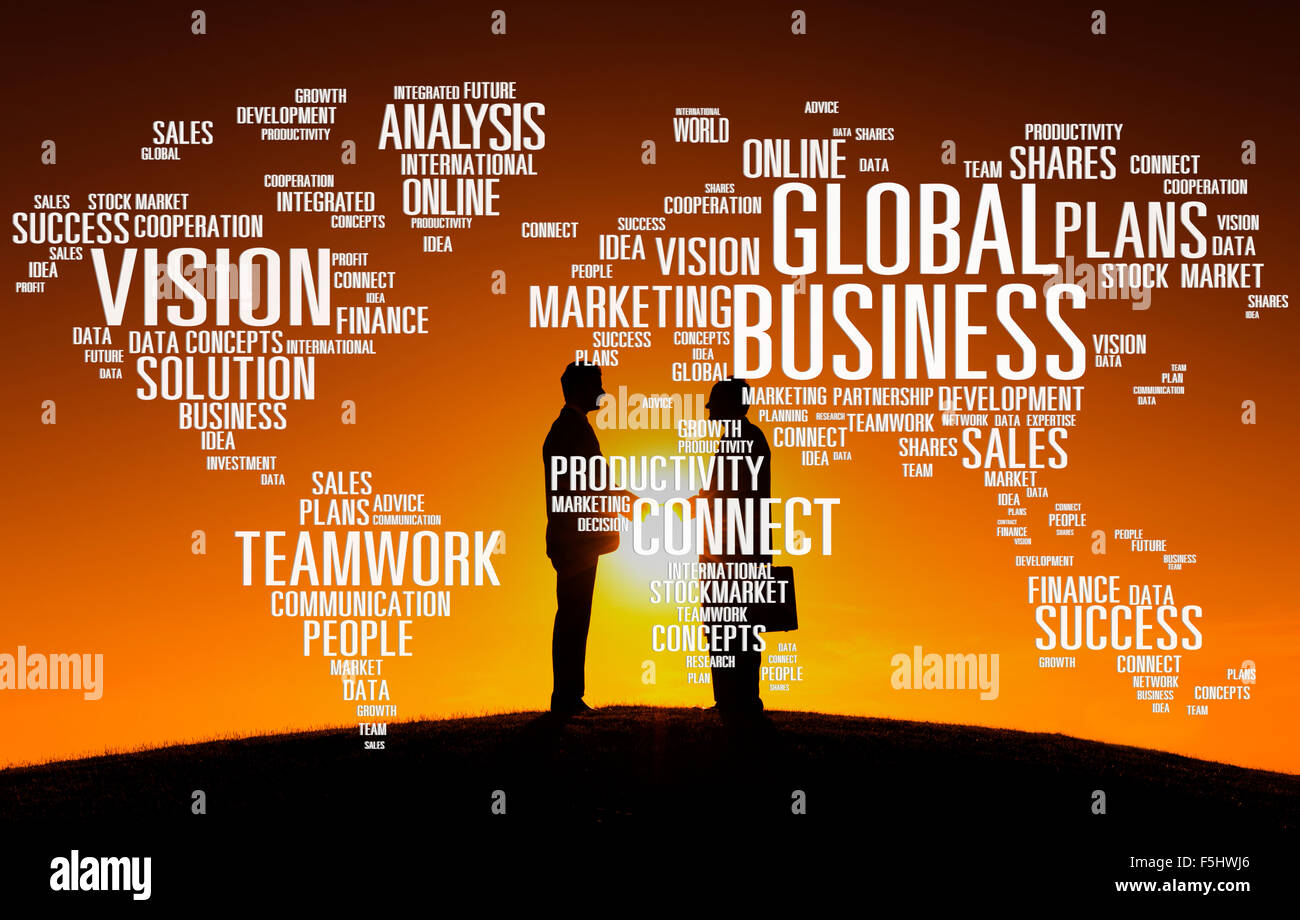 Global Business CooperationF Finanace Vision Plans Concept Stock Photo ...
