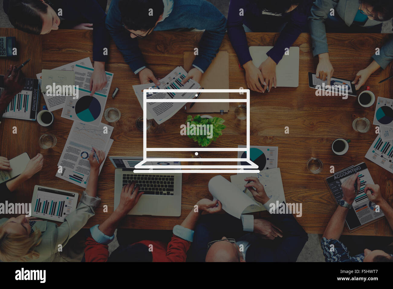 Laptop Computer Technology Digital Device Concept Stock Photo - Alamy