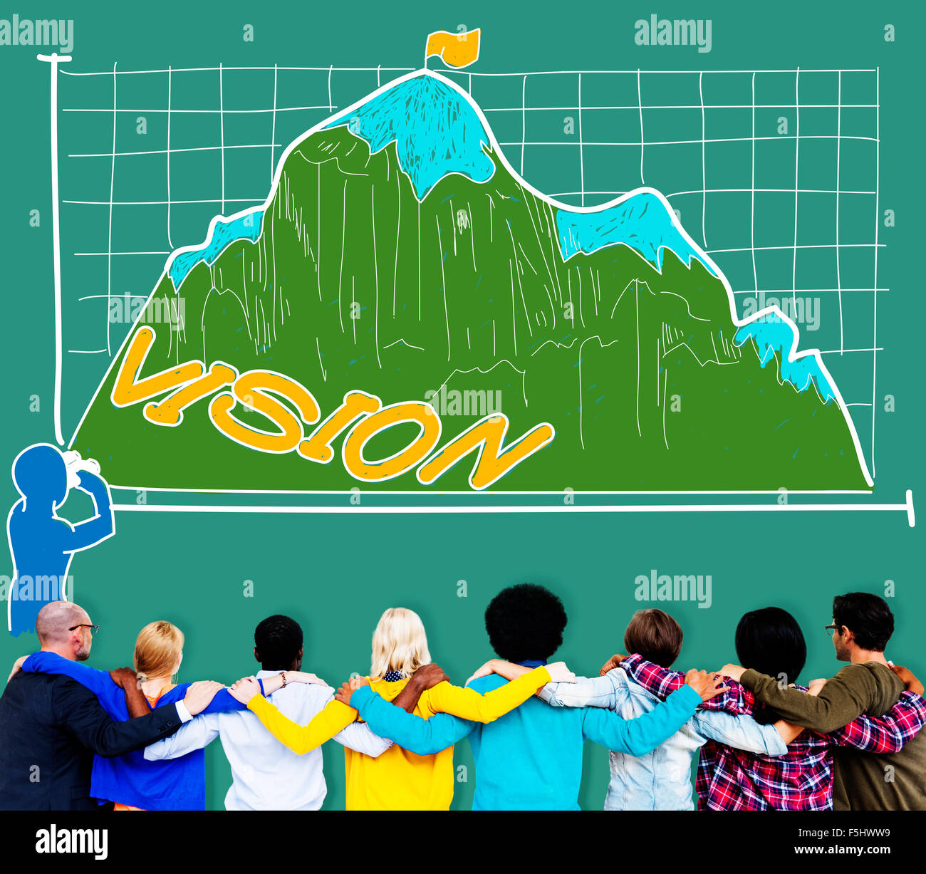 Vision Sight Goals Success Triumph Concept Stock Photo - Alamy