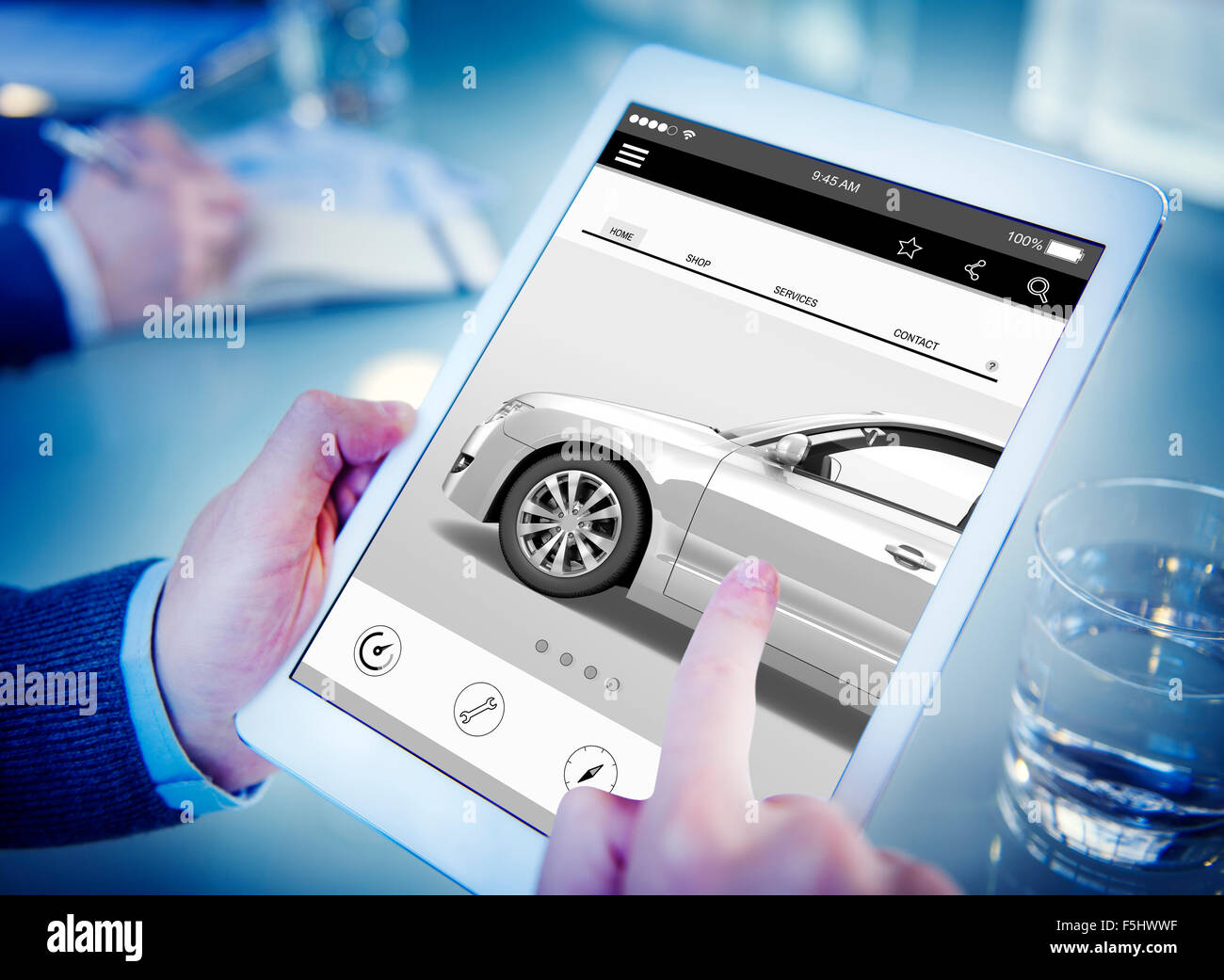 Car Automoblie Transportation Vehicle Elegance Concept Stock Photo - Alamy