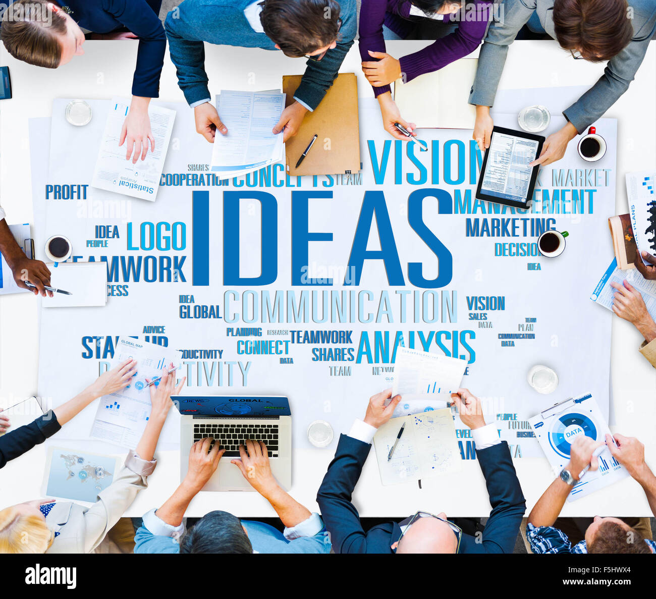 Ideas Innovation Creativity Knowledge Inspiration Vision Concept Stock ...