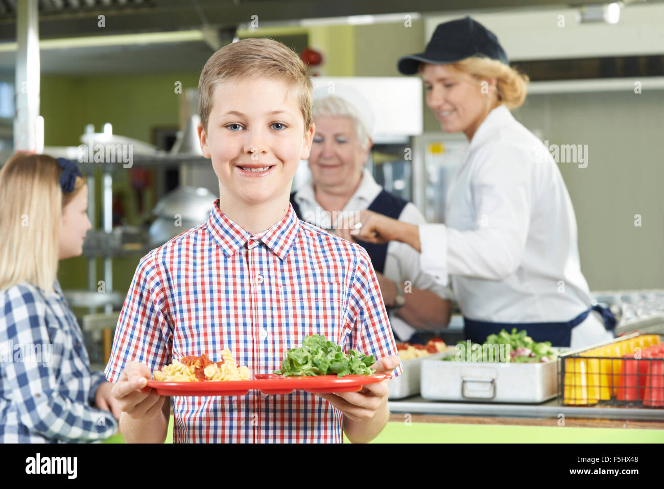School canteen hi-res stock photography and images - Alamy