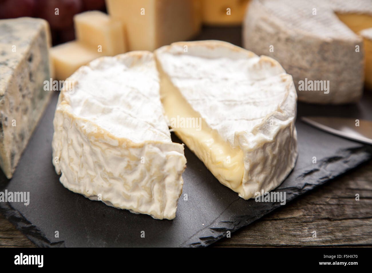 French soft cheese Stock Photo - Alamy