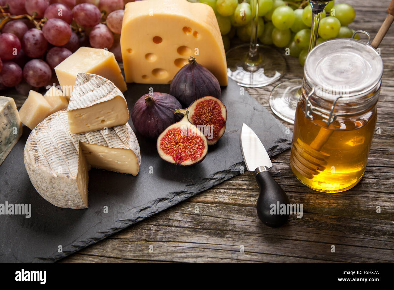 French soft cheese Stock Photo - Alamy