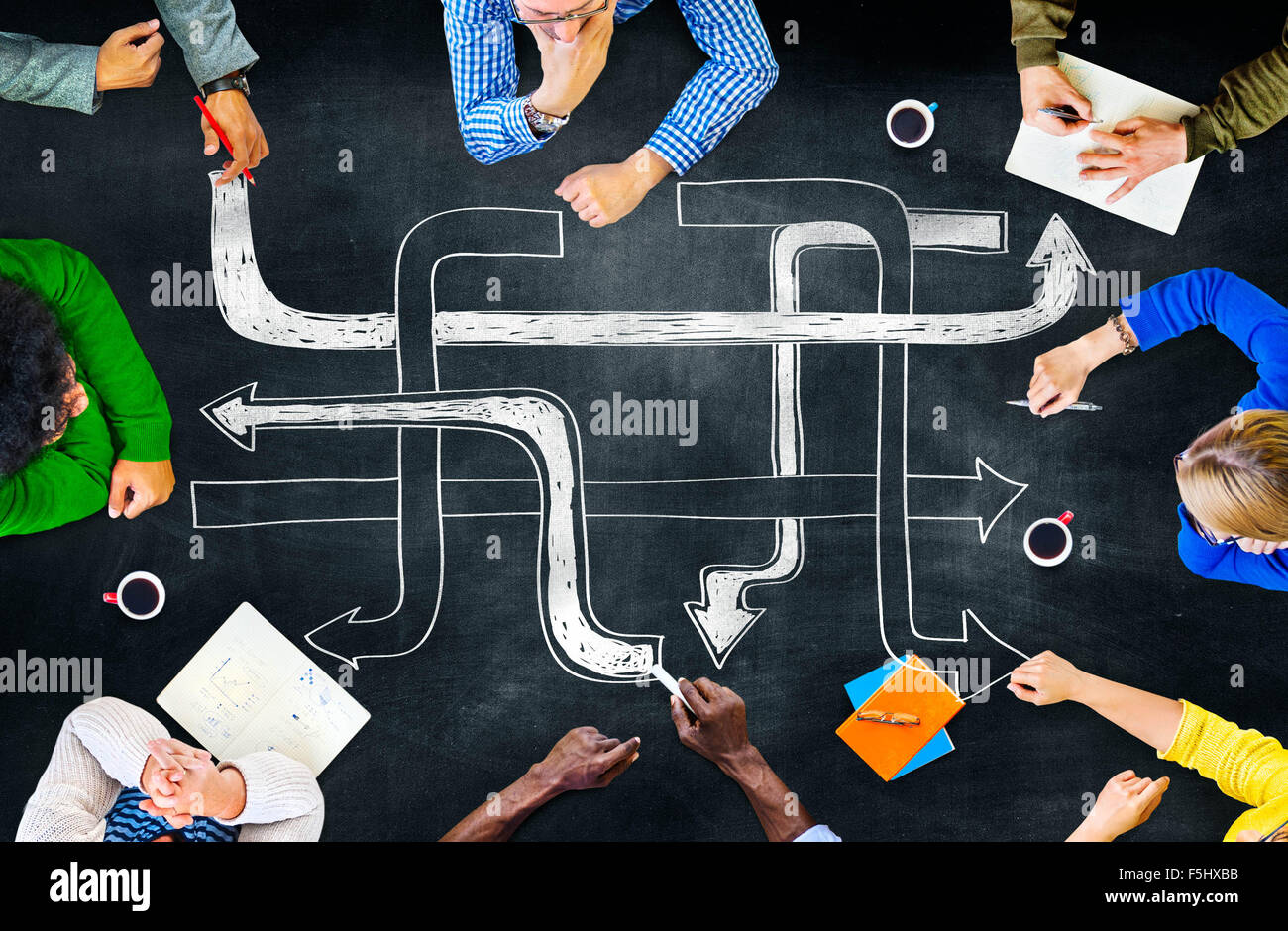 Direction Decision Chance Opportuinity Intersection Concept Stock Photo ...